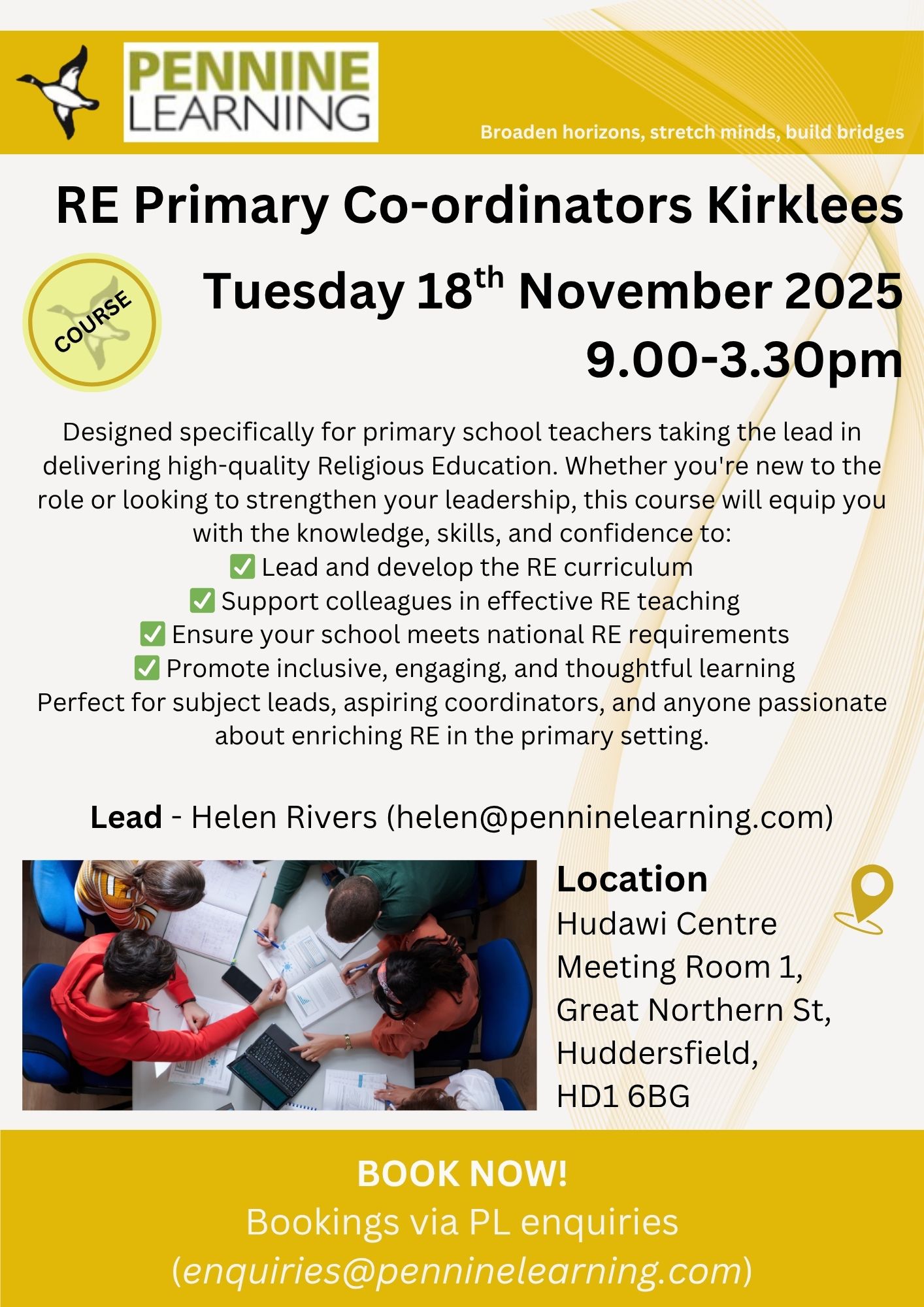 Kirklees Primary Coordinator 181025 - Pennine Learning